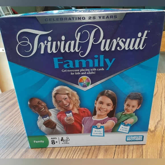 Parker Brothers | Games | Trivial Pursuit Family Addition Celebrating ...